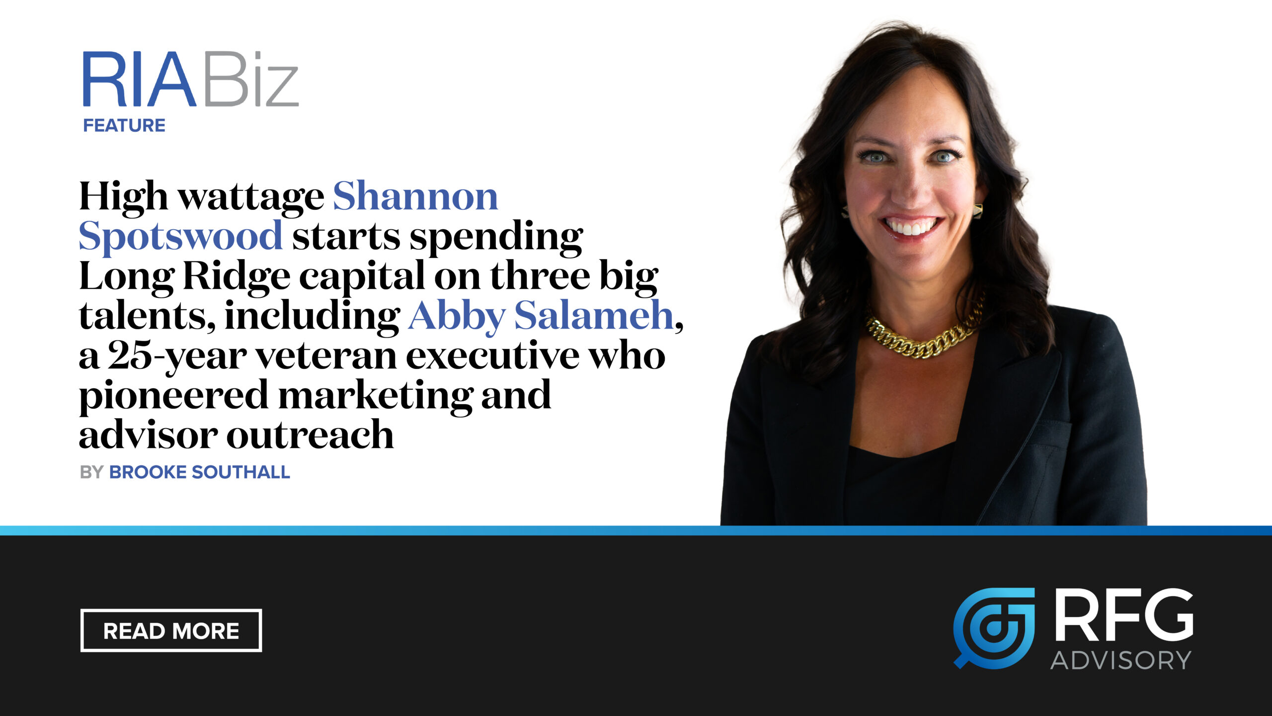 RFG Advisory's Shannon Spotswood Featured in RIA Biz